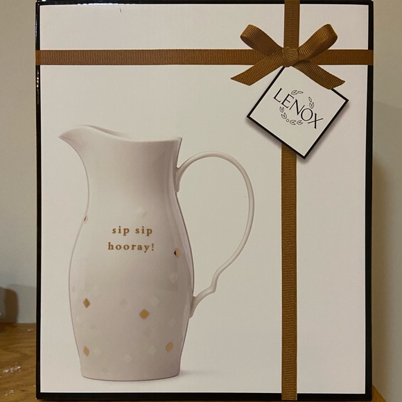 Lenox | Kitchen | Lenox Sidebar Sip Sip Hooray Pitcher | Poshmark
